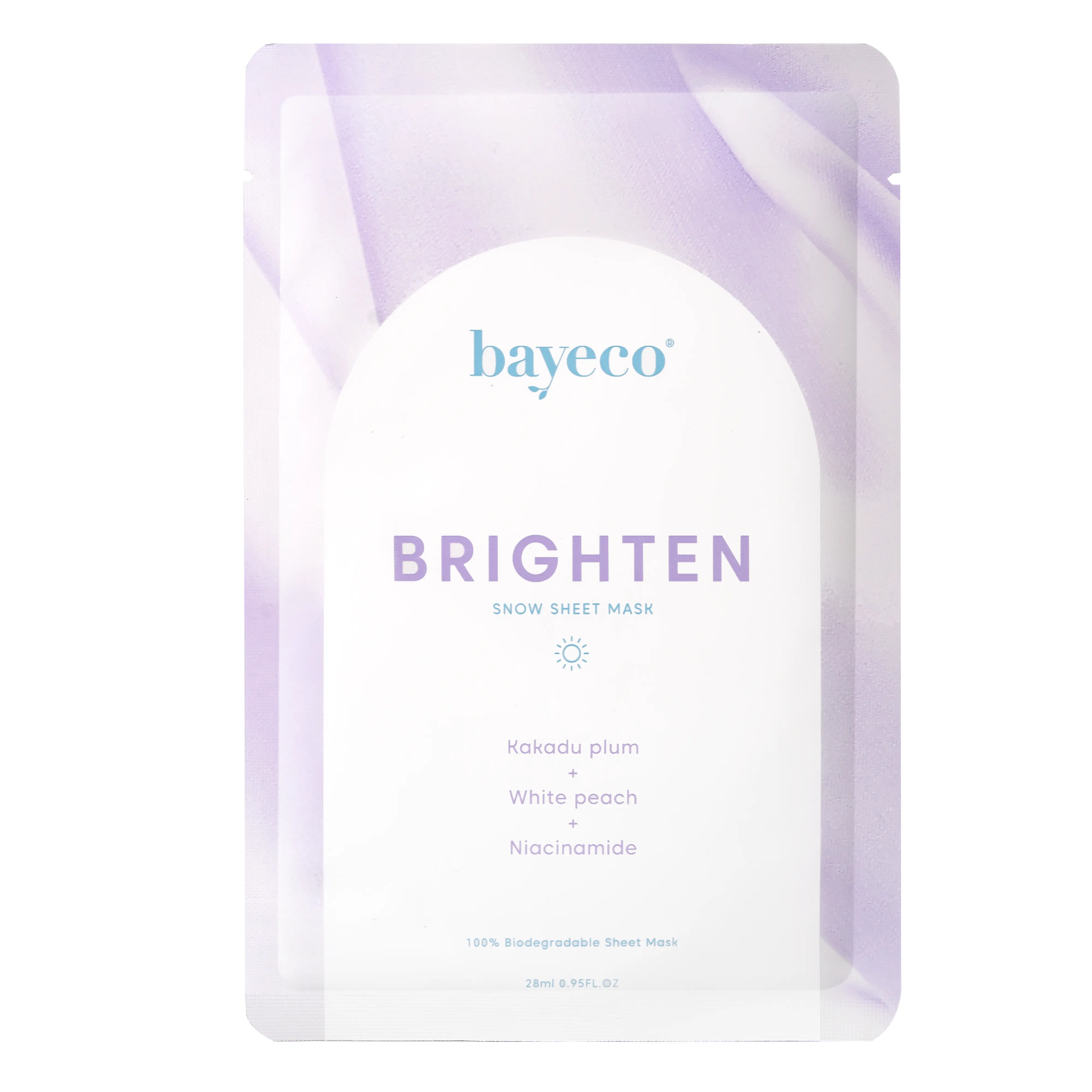 Brighten Snow Sheet Mask 1pc – Bayeco
